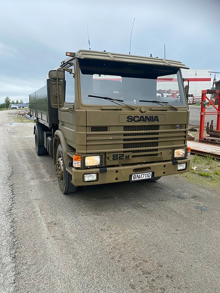 Til salgs: Scania P82 M - 1985 - Veteranbil | FINN.no