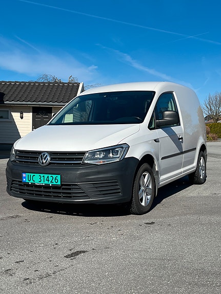 Bruktbil til salgs: Volkswagen Caddy - 2018 - Hvit - 102 hk - Kasse ...