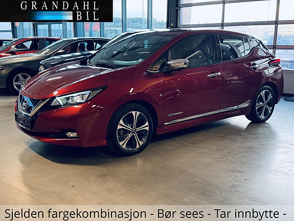 Bruktbil til salgs: Nissan Leaf - 2018 - Rød - 150 hk - Kombi 5-dørs ...