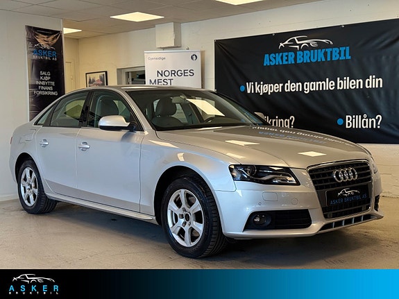 Bruktbil til salgs: Audi A4 - 2009 - Sølv - 179 hk - Sedan | FINN.no