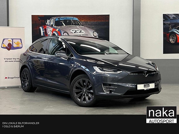 Bruktbil til salgs: Tesla Model X - 2018 - Grå - 524 hk - Flerbruksbil ...