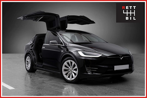 Bruktbil til salgs: Tesla Model X - 2018 - Svart - 525 hk - SUVOffroad ...