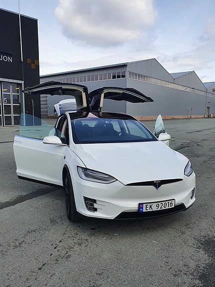 Bruktbil til salgs: Tesla Model X - 2018 - Hvit - 524 hk - SUVOffroad ...