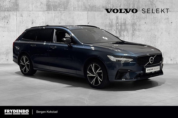Bruktbil til salgs: Volvo V90 - 2023 - Blå - 350 hk - Stasjonsvogn ...