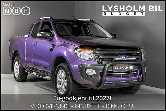 Bruktbil til salgs: Ford Ranger - 2013 - Lilla - 200 hk - Pickup | FINN.no