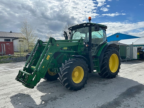 Til salgs: John Deere 6125R AP 50kmt, eu-godkjent, laster - 2015 - 145 ...
