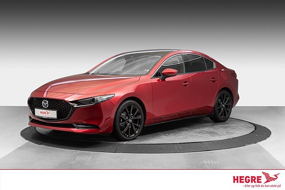 Bruktbil til salgs: Mazda 3 - 2020 - Rød - 180 hk - Sedan | FINN.no