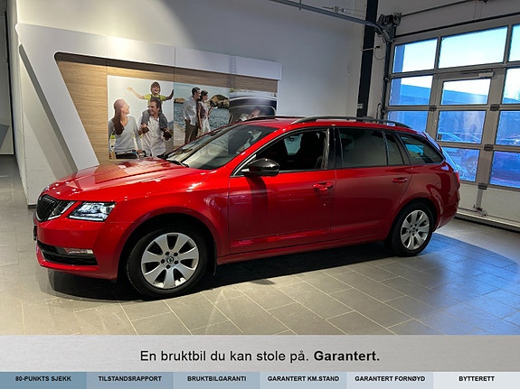 Bruktbil til salgs: Skoda Octavia - 2020 - Rød - 184 hk - Stasjonsvogn ...