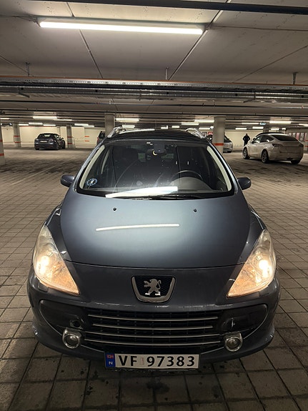 Bruktbil til salgs: Peugeot 307 SW - 2008 - Grå - 109 hk - Flerbruksbil ...